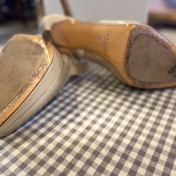 Casadei | Shoes | Casadei Cream Color Heels | Poshmark